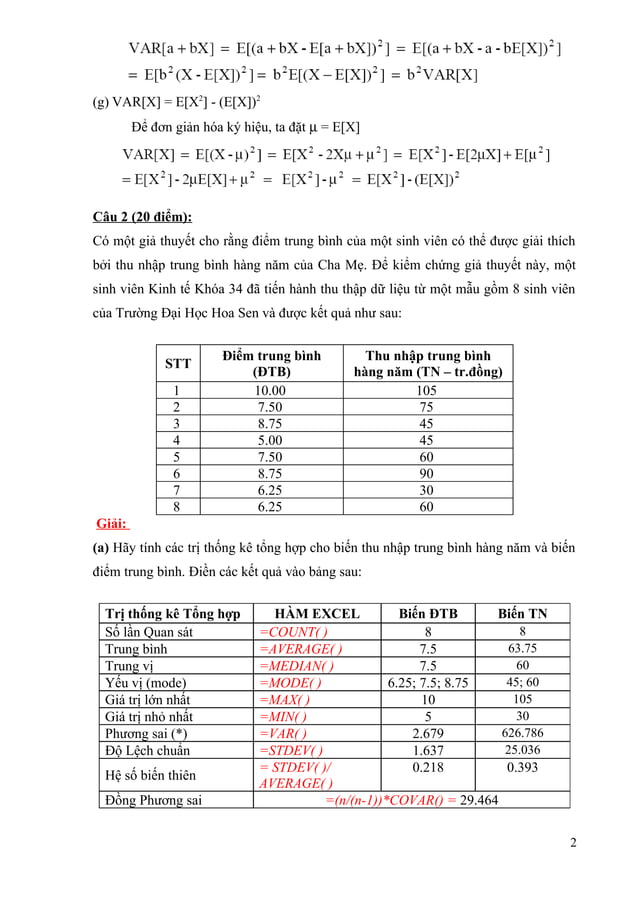 Ktl bai tap 1-092 - dap an | PDF