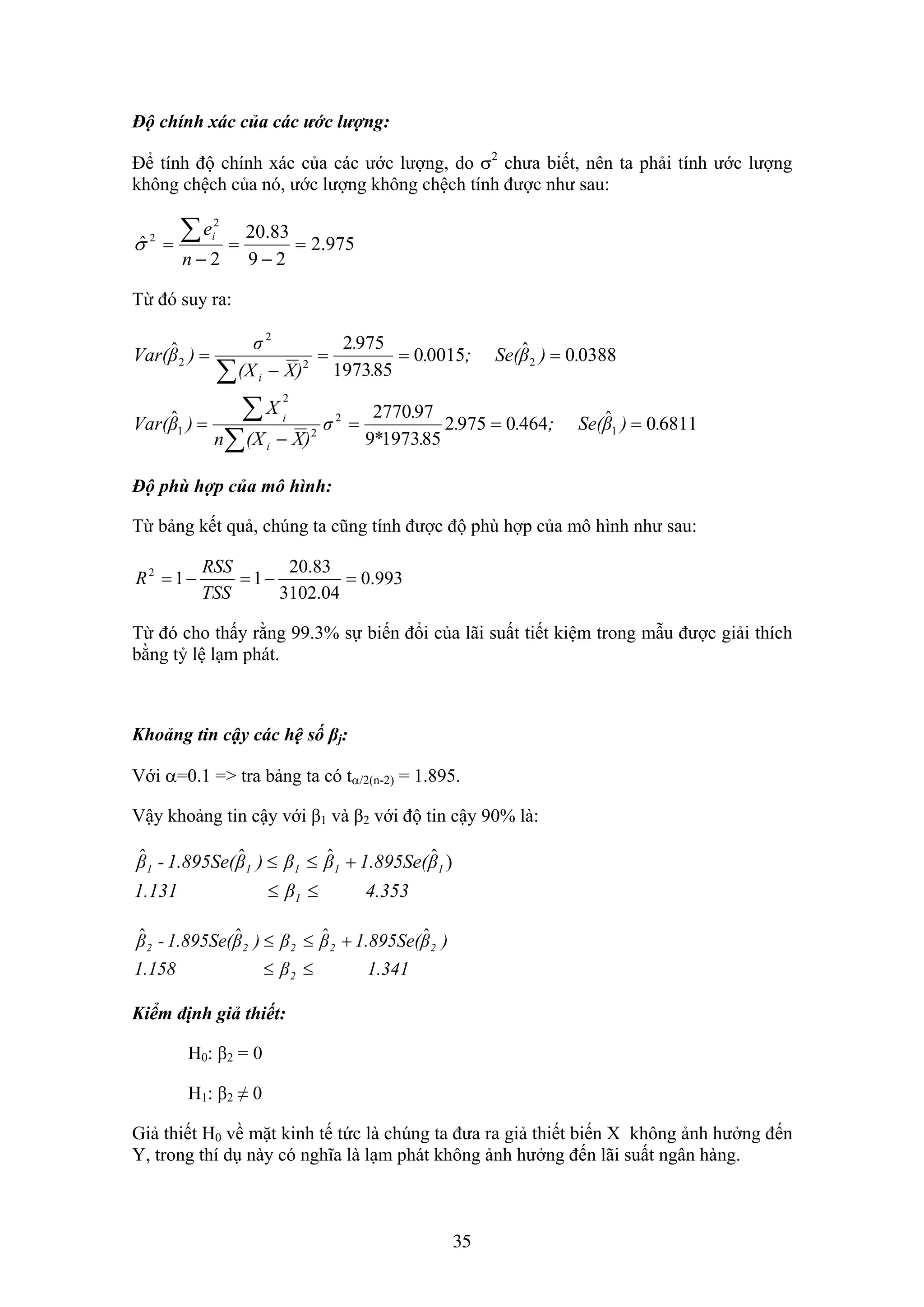 Phương trình hồi quy | PDF