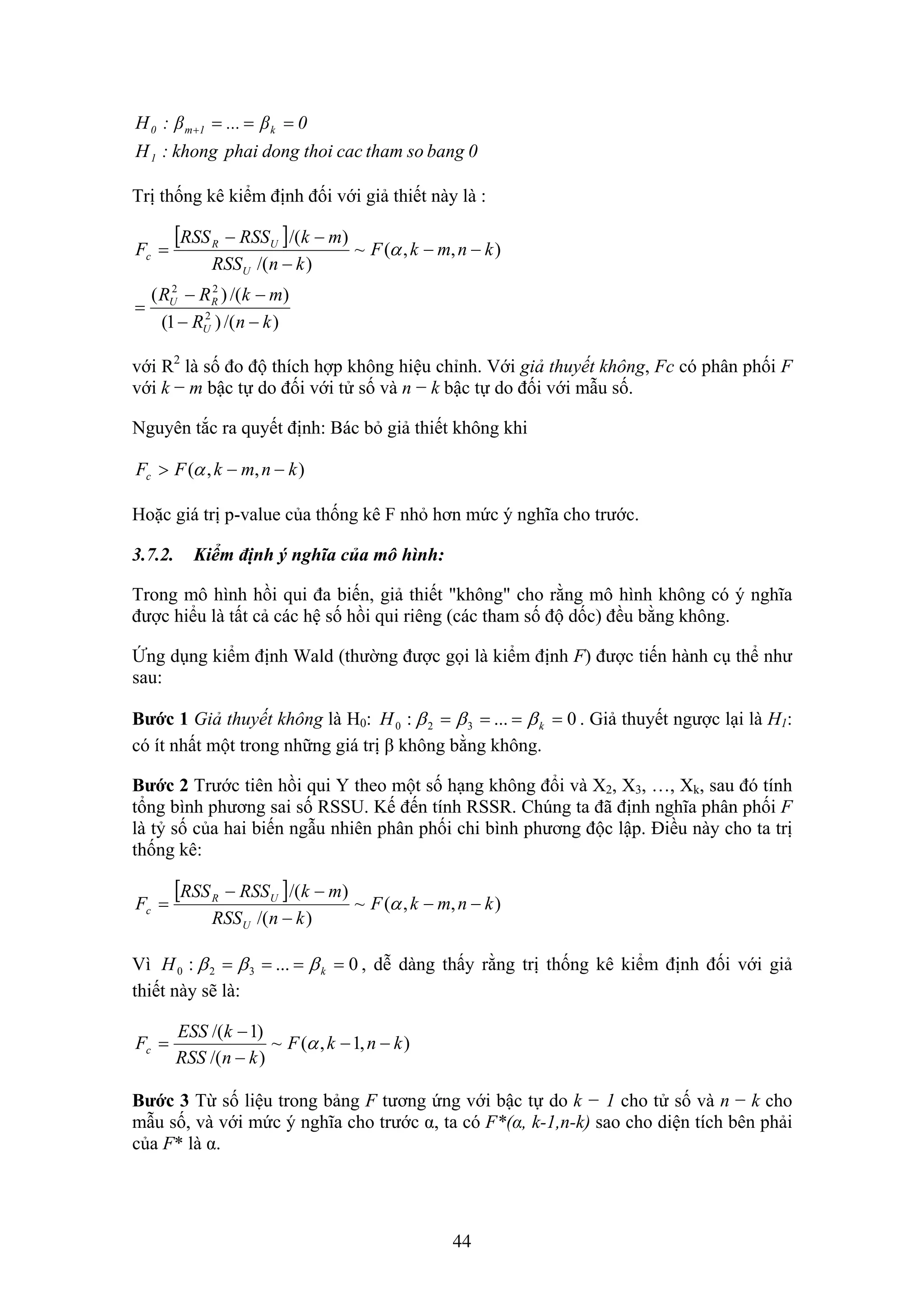 Phương trình hồi quy | PDF