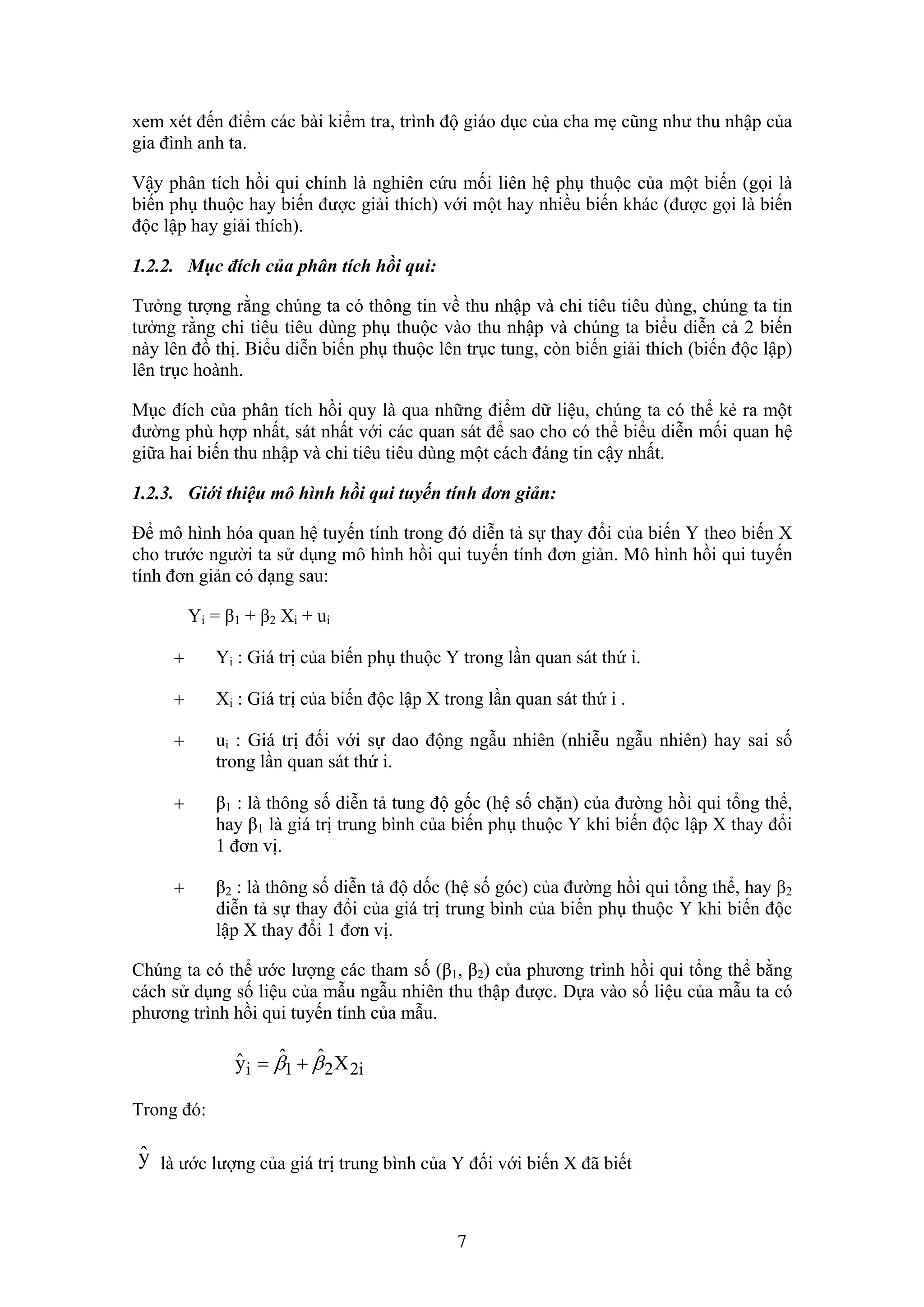 Phương trình hồi quy | PDF