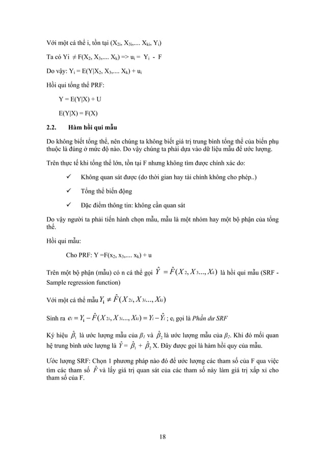 Phương trình hồi quy | PDF