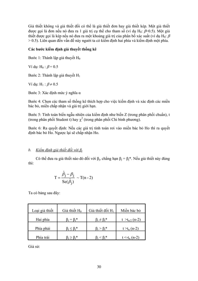 Phương trình hồi quy | PDF
