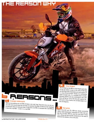 Ktm 125 duke_folder_2011_gb | PDF