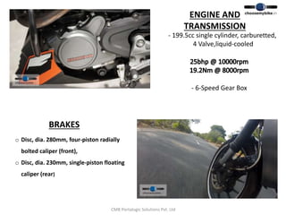 Ktm duke 200 Expert Review | PPT