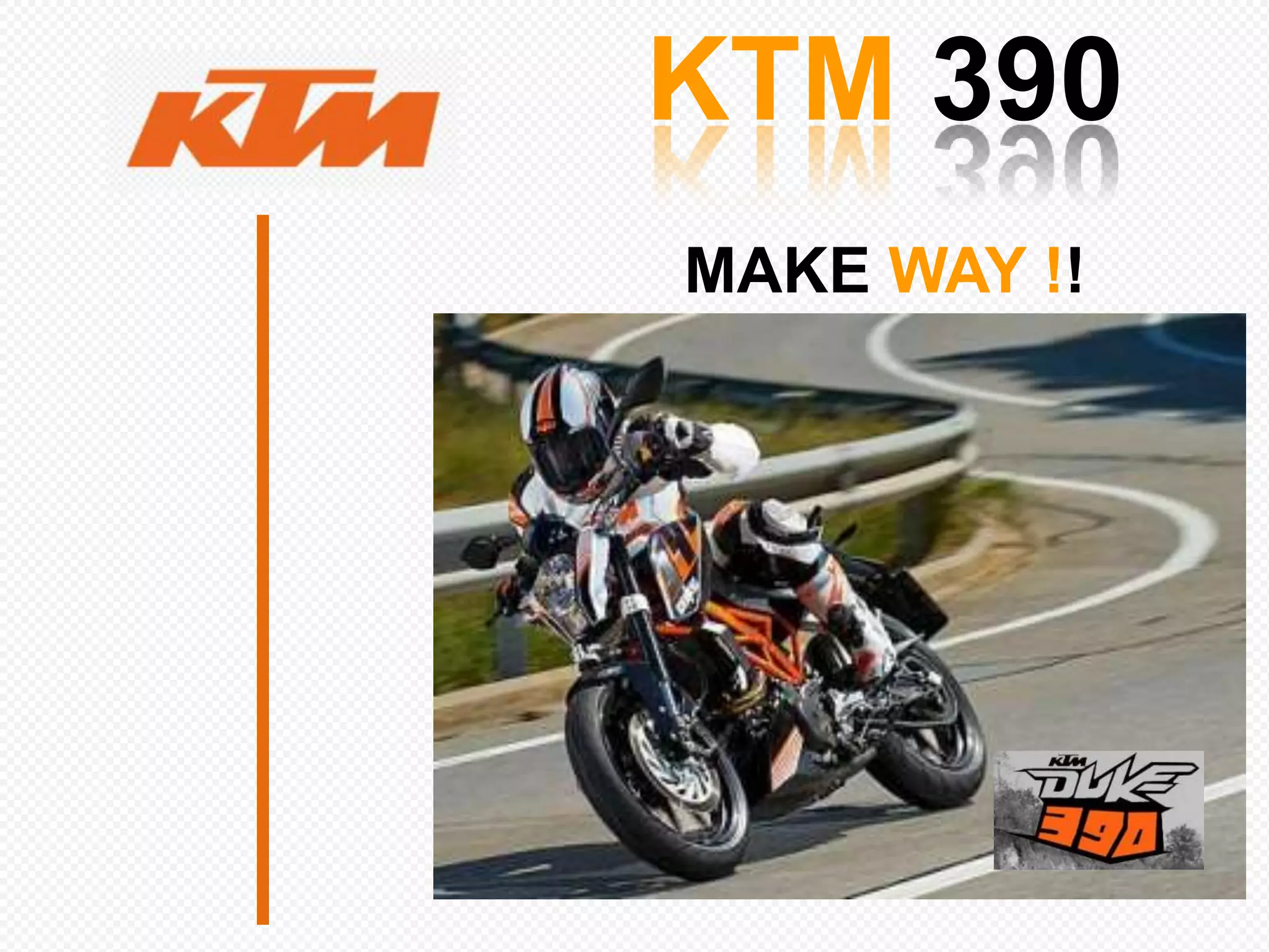 Ktm duke 390 - marketing presentation | PPTX
