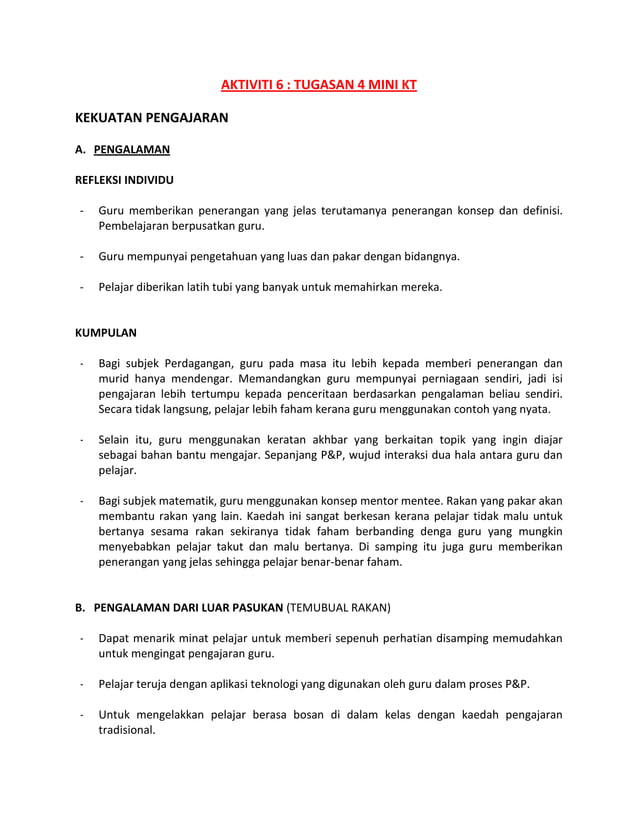 MINI KAJIAN TINDAKAN | PDF