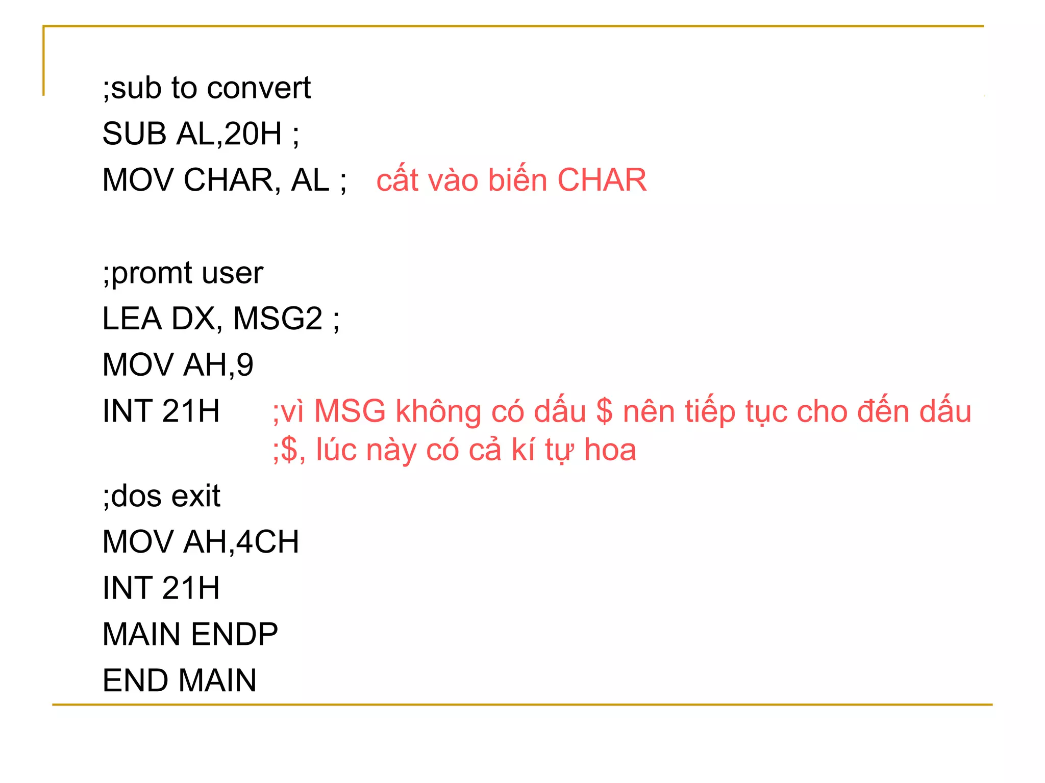 Ktmt c61 hop ngu assembly | PPT