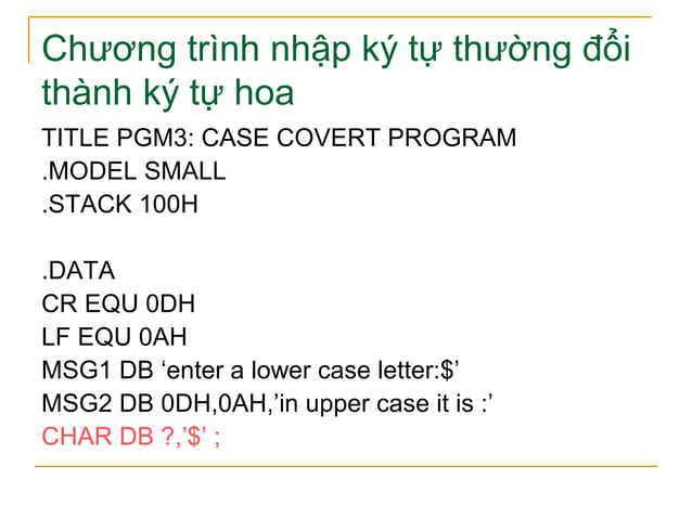 Ktmt c61 hop ngu assembly | PPT