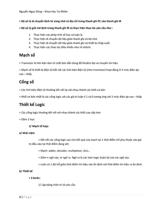 KTMT Lý Thuyết Tổng Quát | PDF