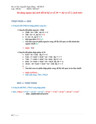 KTMT Số Nguyên - Số Chấm Động | PDF