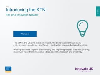18 November 2014: Knowledge Transfer Network | PPT