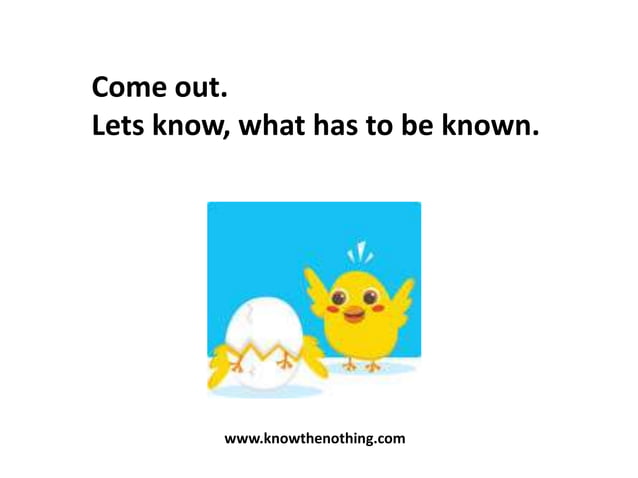 Know The Nothing Cartoons | PPTX