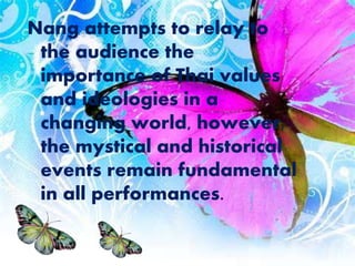 Kto12 4th arts nang shadow puppets of thailand | PPTX