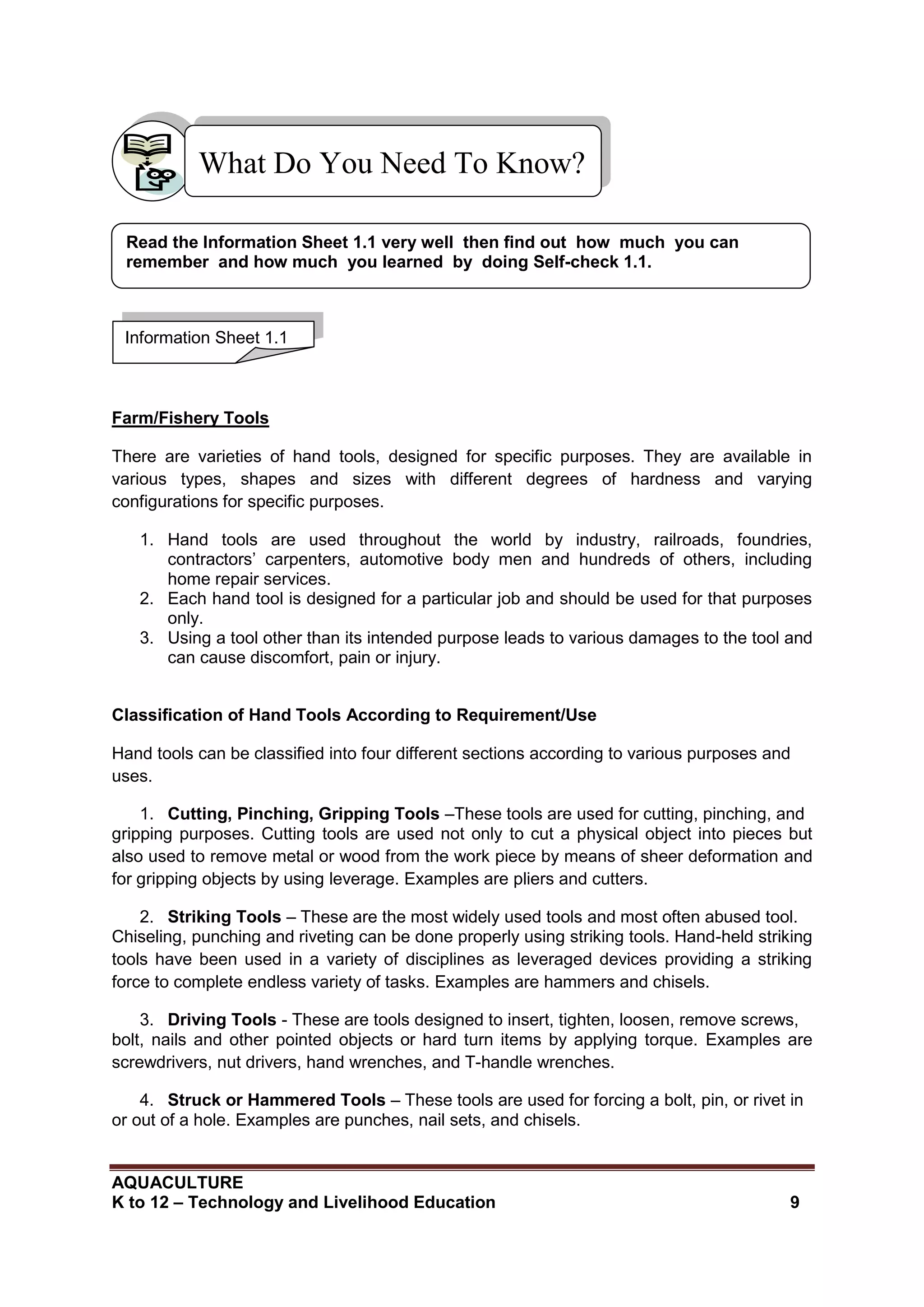 K to 12 Aquaculture Learning Module | PDF