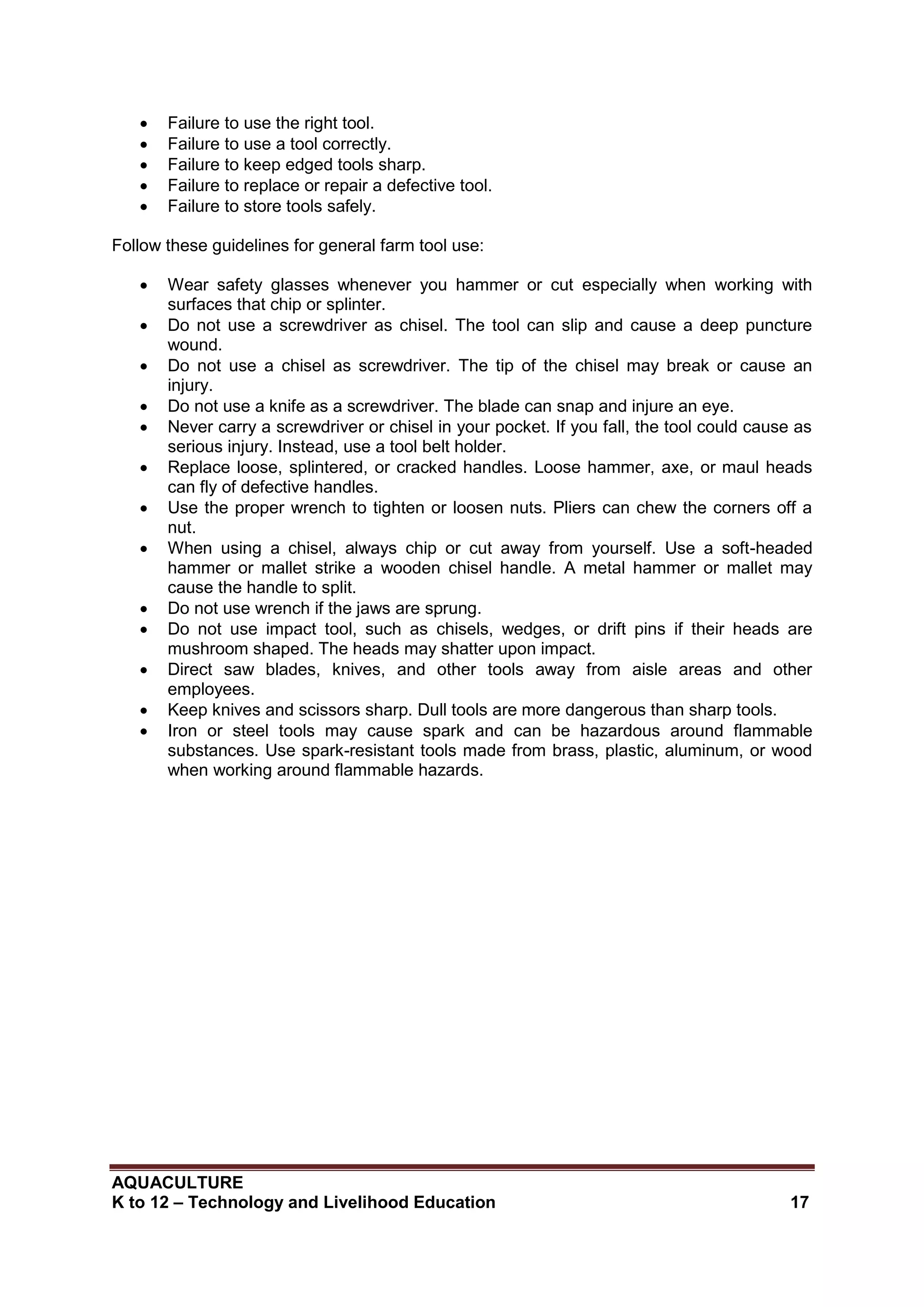 K to 12 Aquaculture Learning Module | PDF