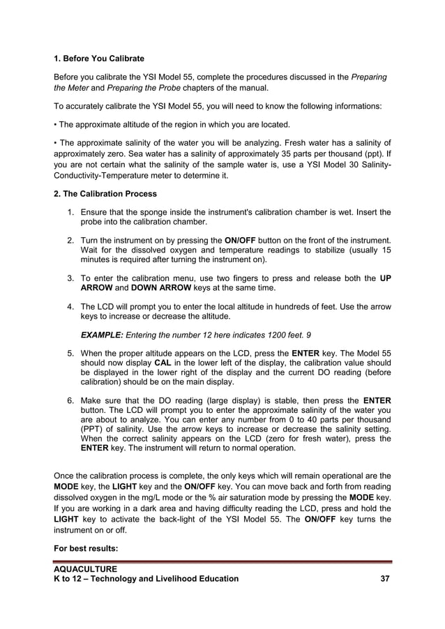 K to 12 Aquaculture Learning Module | PDF