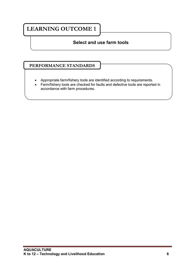 K to 12 Aquaculture Learning Module | PDF