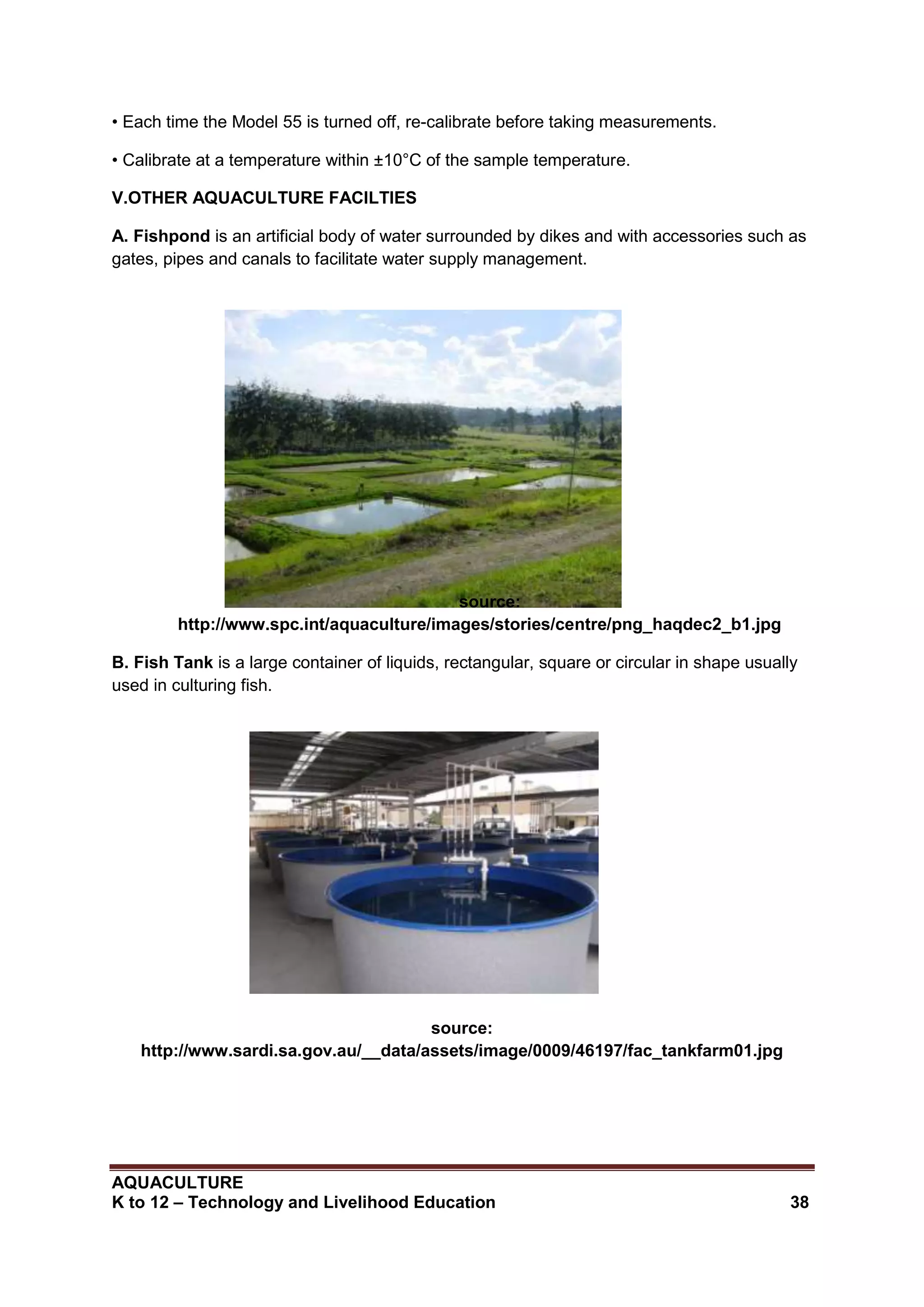 K to 12 aquaculture learning module | PDF
