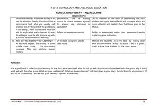 K to 12 aquaculture teacher's guide | PDF