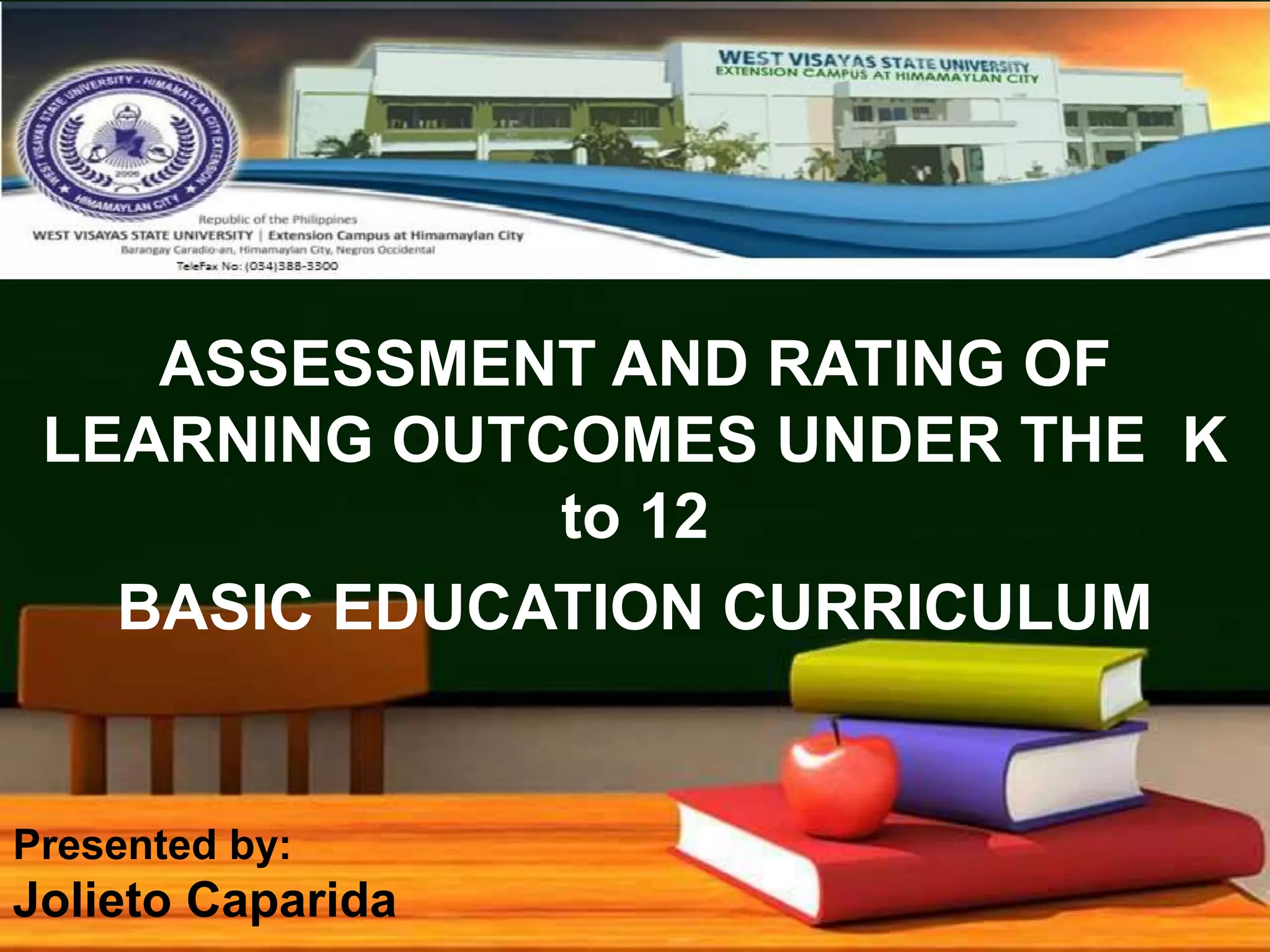 Kto12 assessment and rating | PPT