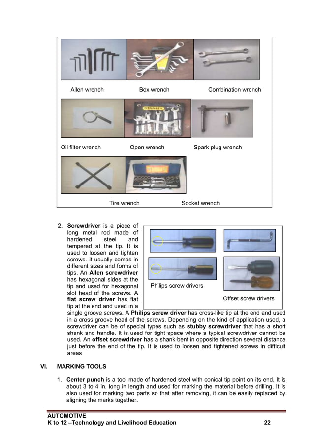 K to 12 automotive learning module | PDF | Automotive Industry | Industries