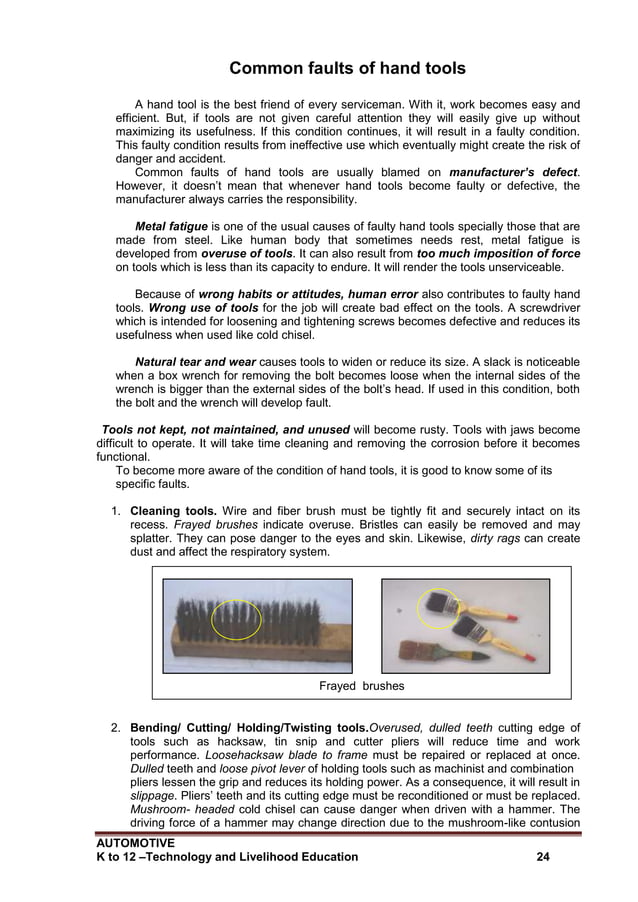 K to 12 automotive learning module | PDF | Automotive Industry | Industries