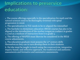 K to 12 basic education and its implications | PPT