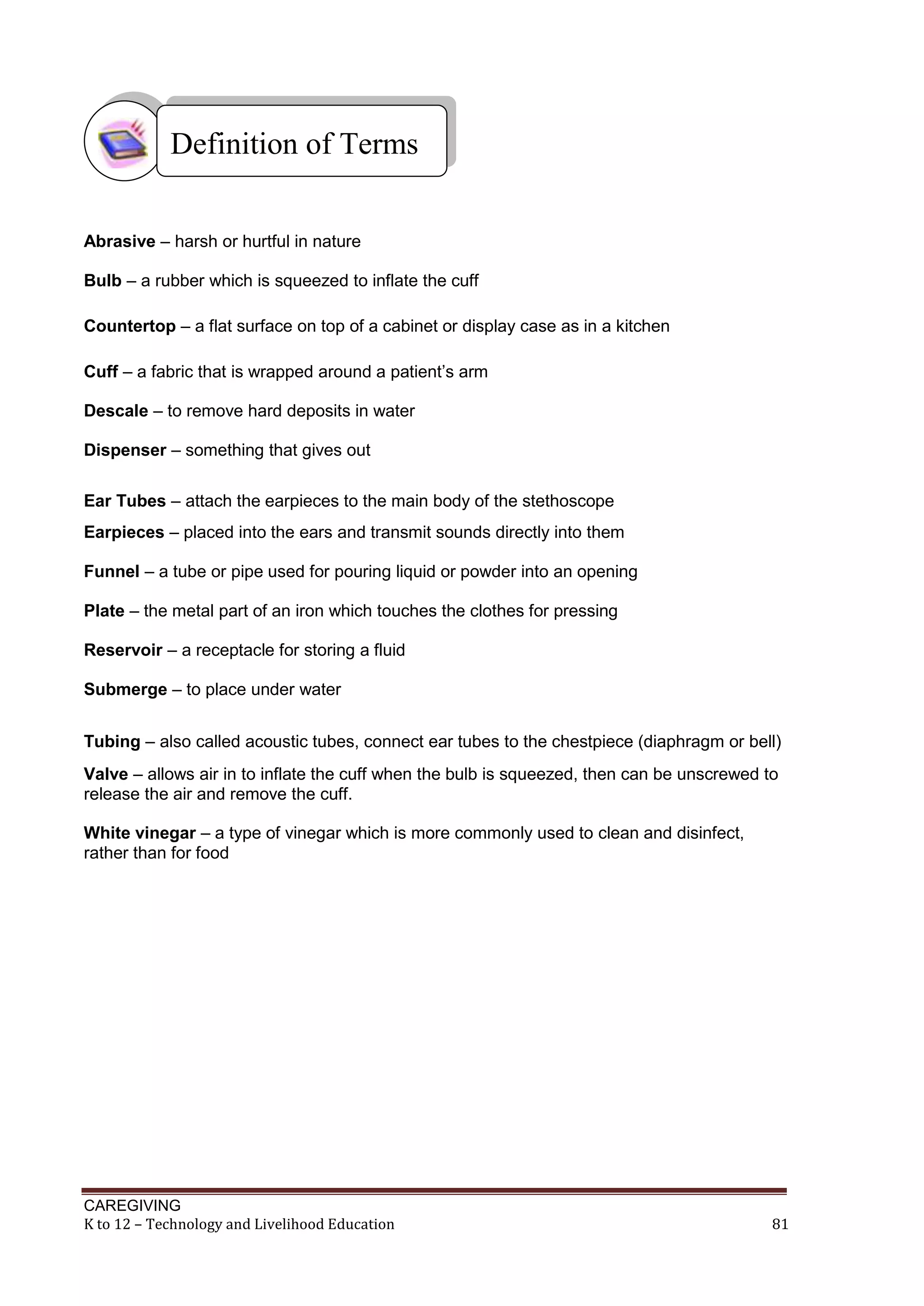 K to 12 caregiving learning modules | PDF