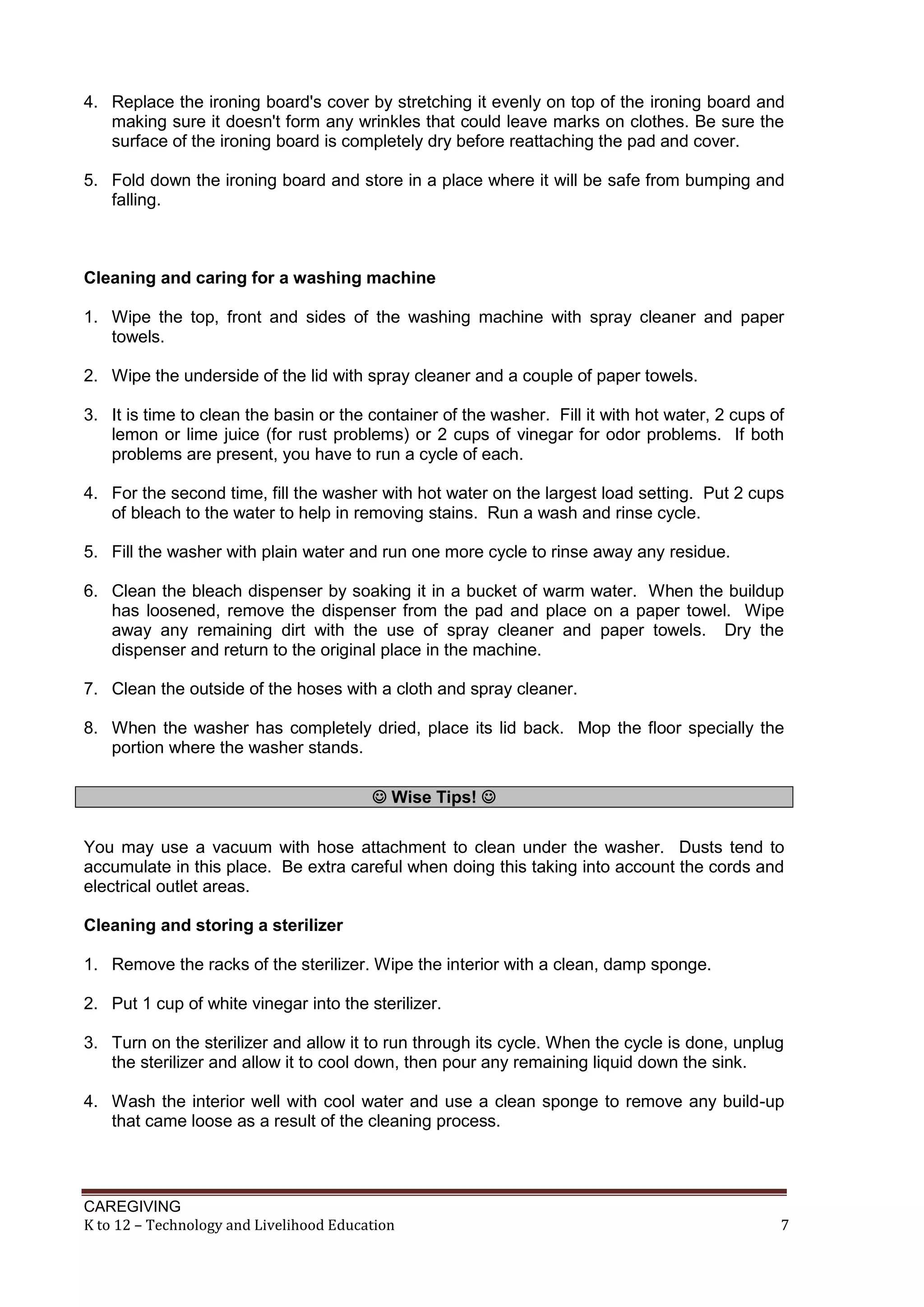 K to 12 caregiving learning modules | PDF