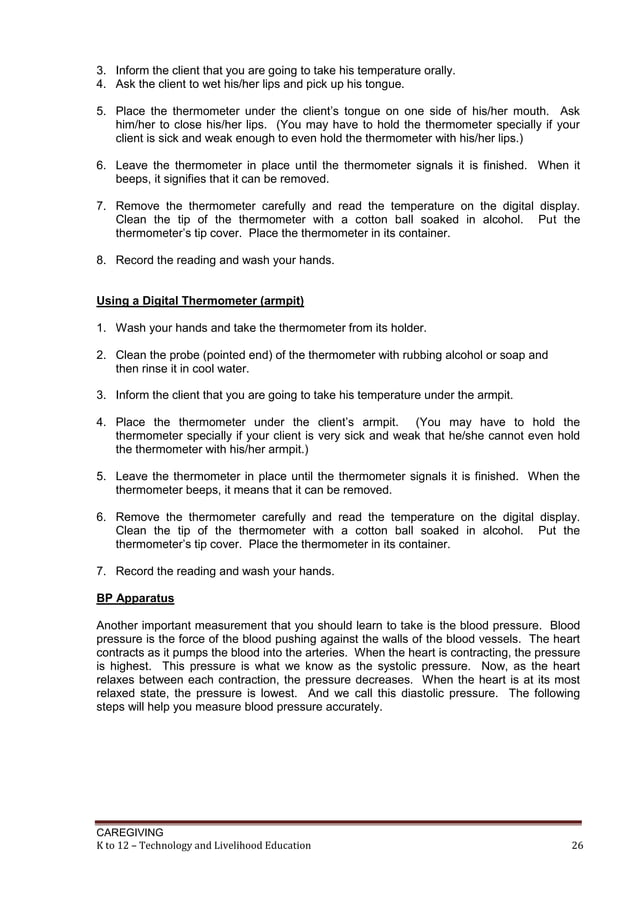 K to 12 caregiving learning modules | PDF | Eldercare | Family and ...