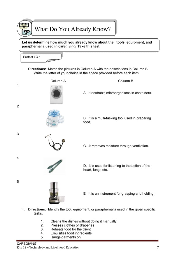 K to 12 caregiving learning modules | PDF | Eldercare | Family and ...