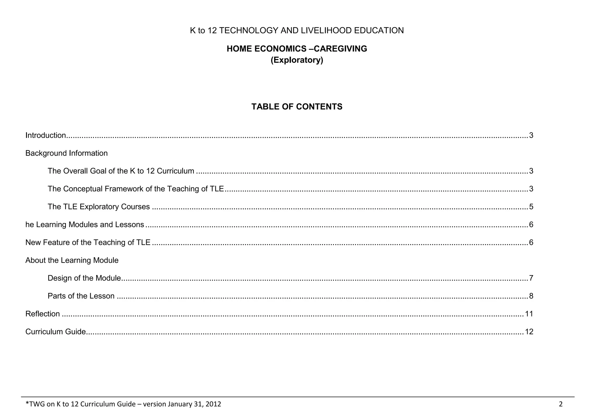 K to 12 caregiving teacher's guide | PDF