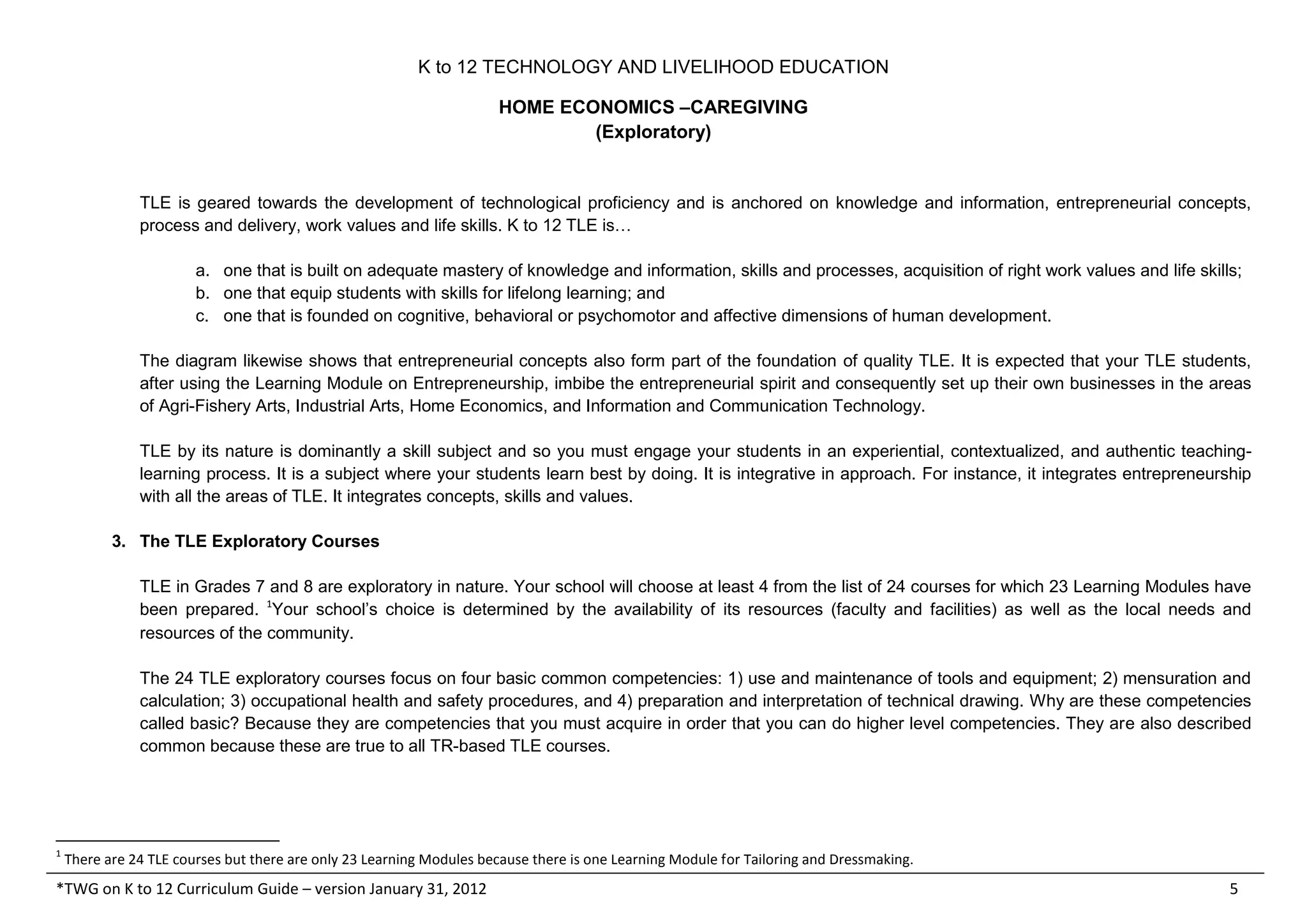 K to 12 caregiving teacher's guide | PDF
