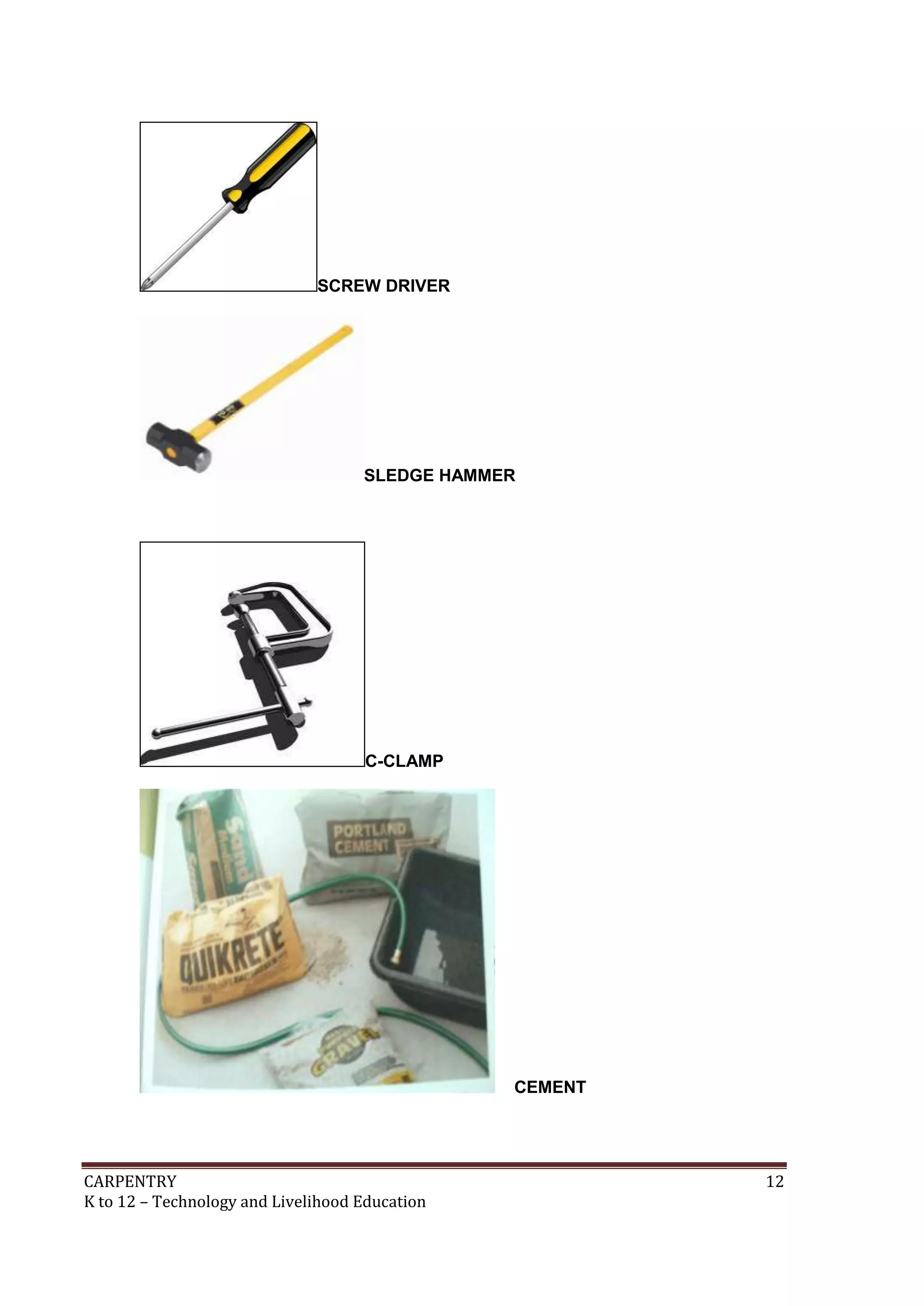 K to 12 Carpentry Learning Modules | PDF