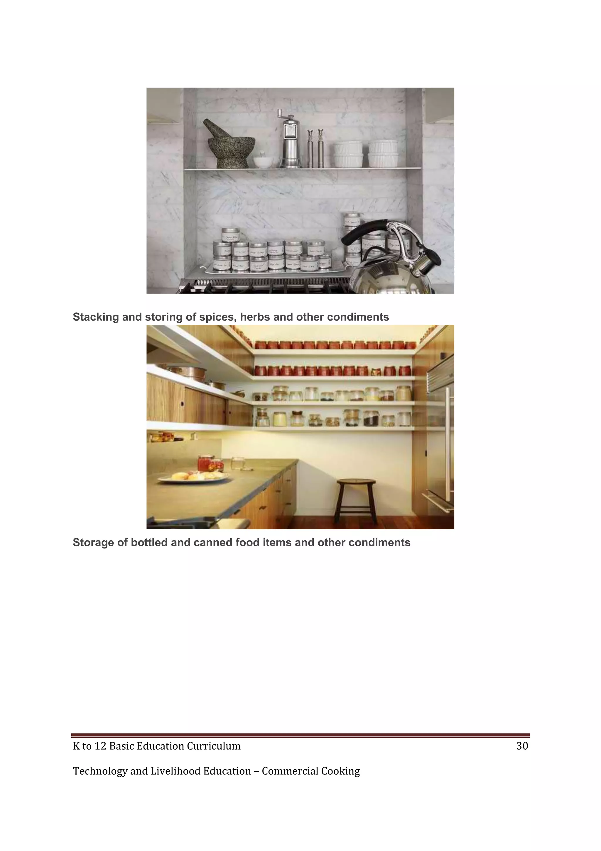 K to 12 commercial cooking learning module | PDF | Education