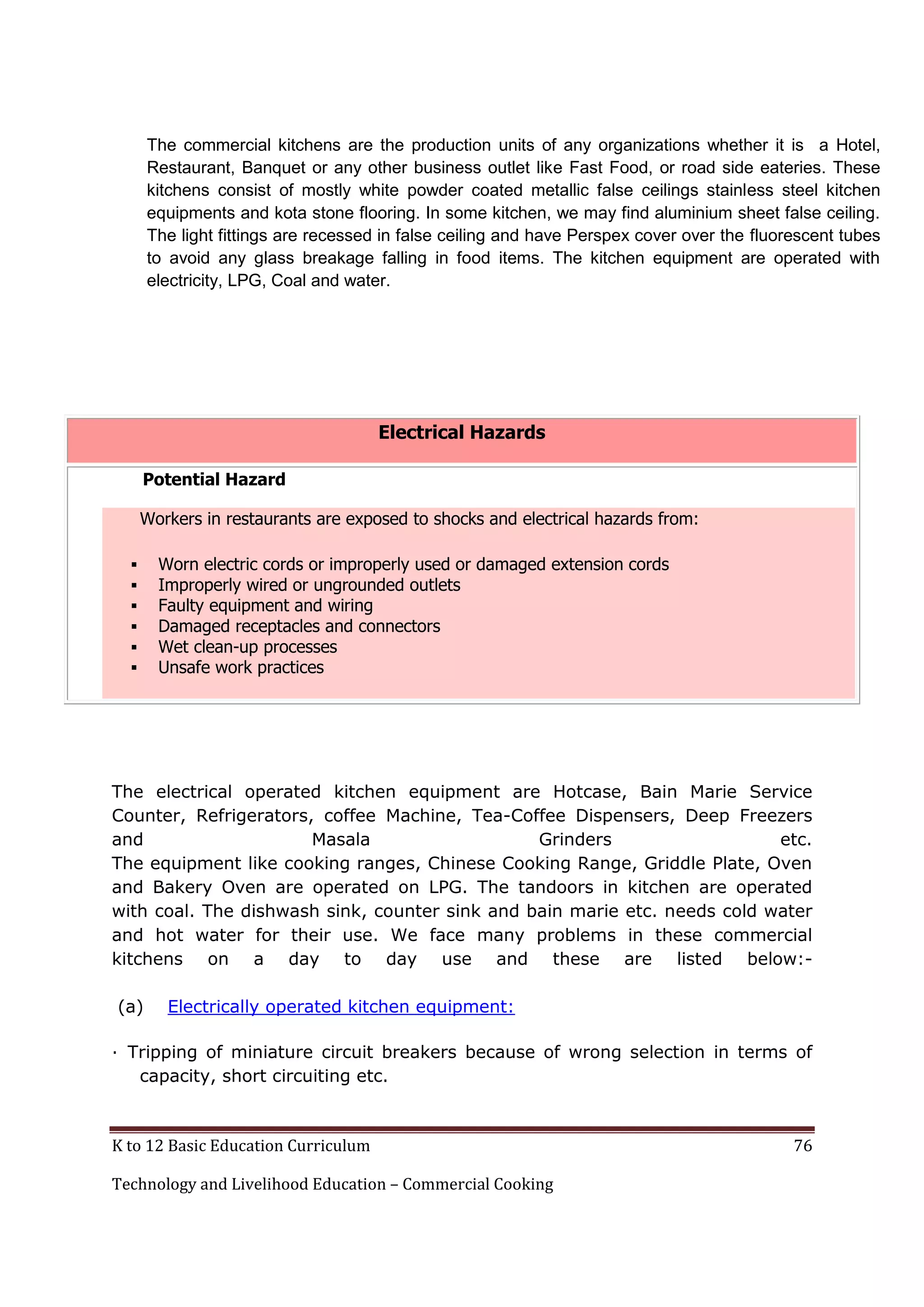 K to 12 commercial cooking learning module | PDF