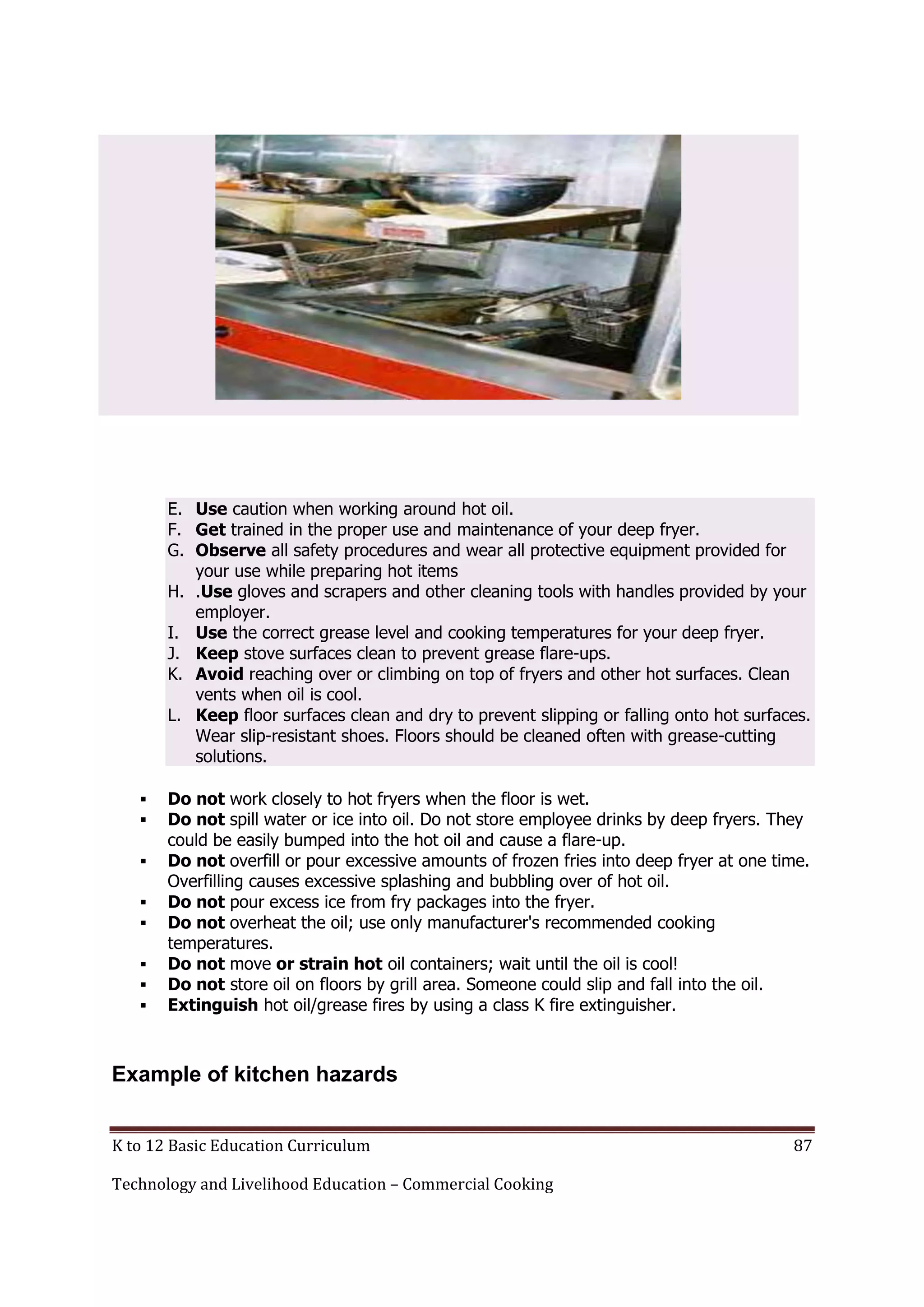 K to 12 commercial cooking learning module | PDF
