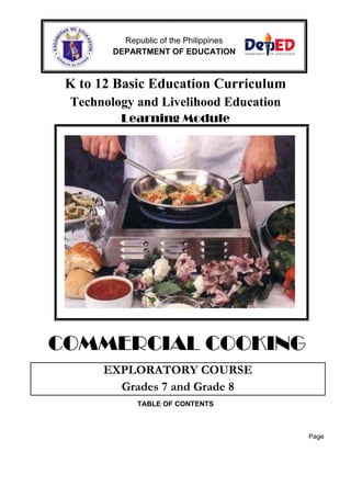 K to 12_commercial_cooking_learning_module - copy | PDF