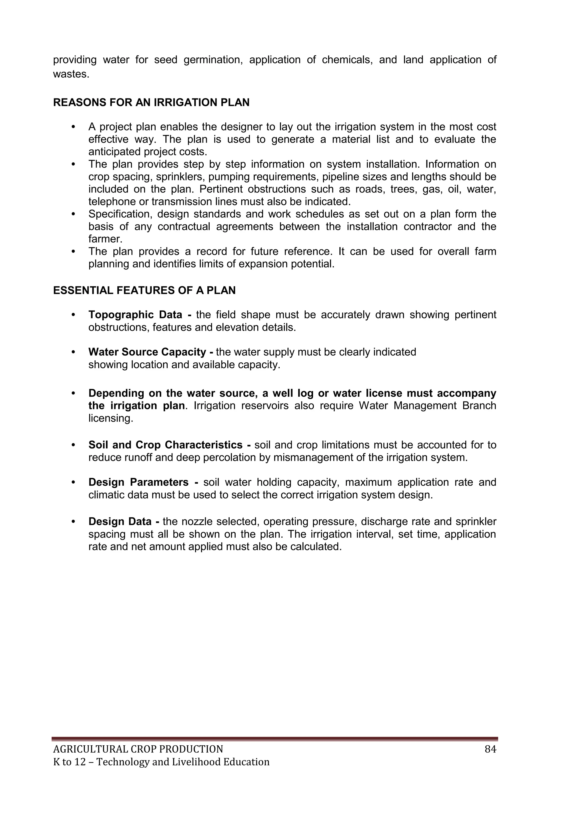 K to 12 Crop Production Learning Modules | PDF