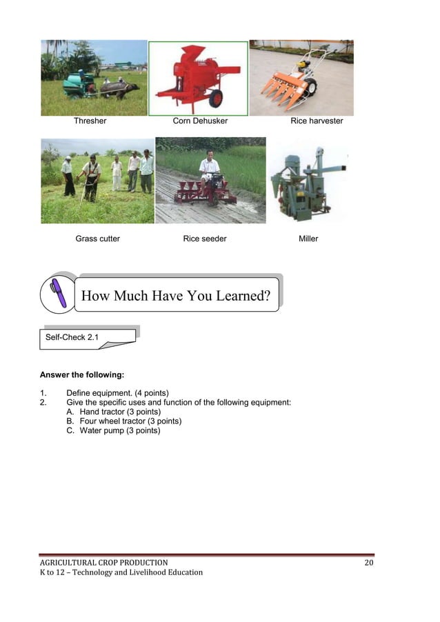 K to 12 Crop Production Learning Modules | PDF