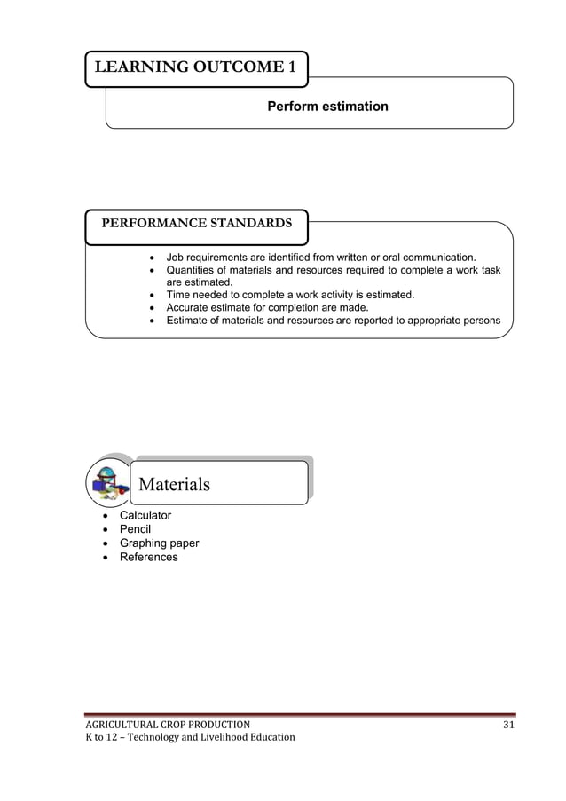 K to 12 Crop Production Learning Modules | PDF