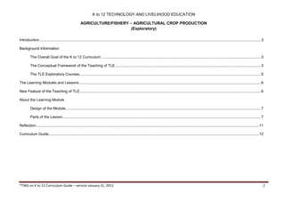 K to 12 crop production teaching guides | PPT