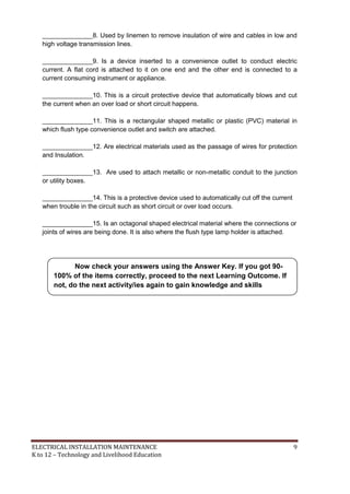 K to 12 electrical learning module | PDF