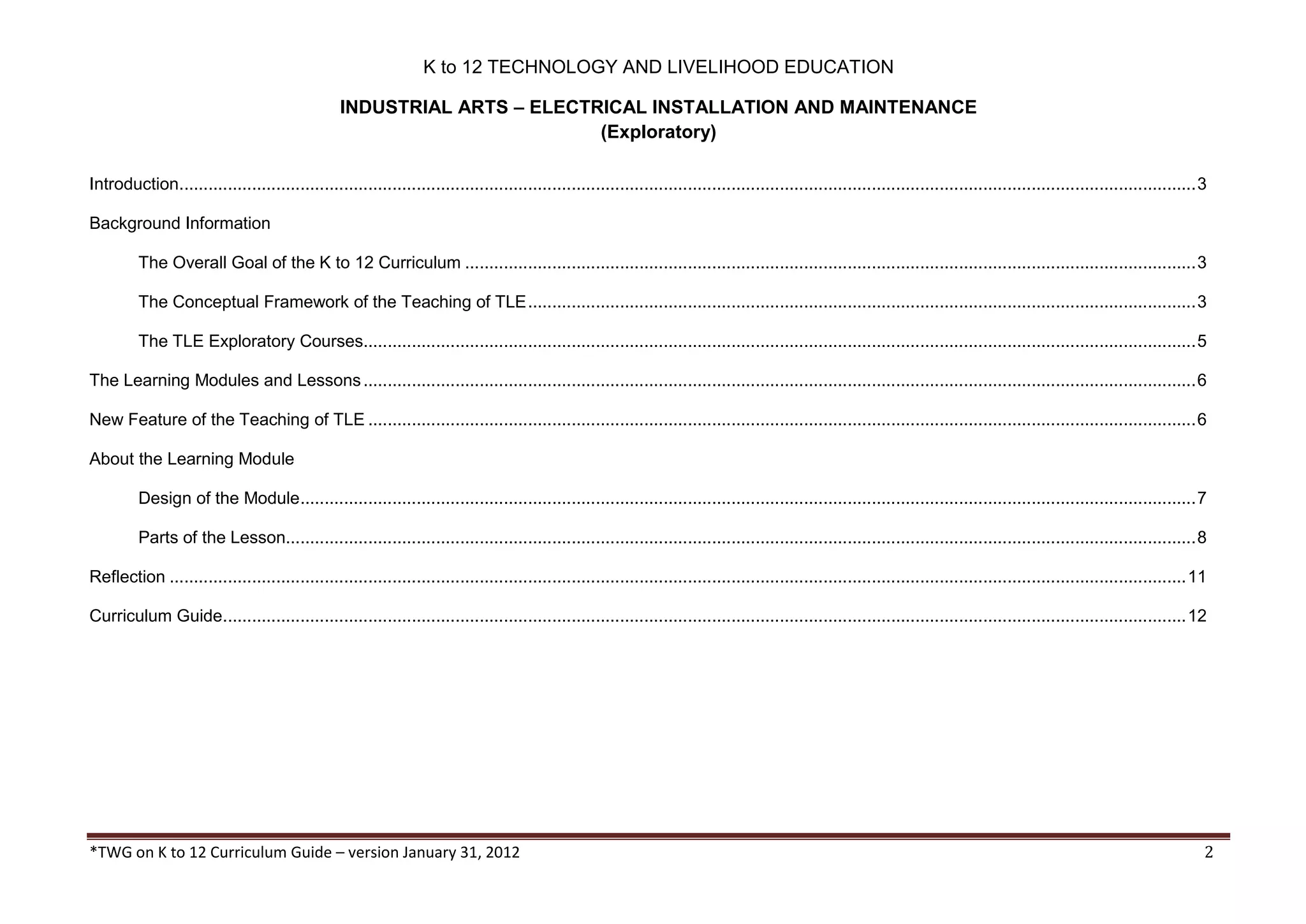 K to 12 electrical teacher's guide | PDF