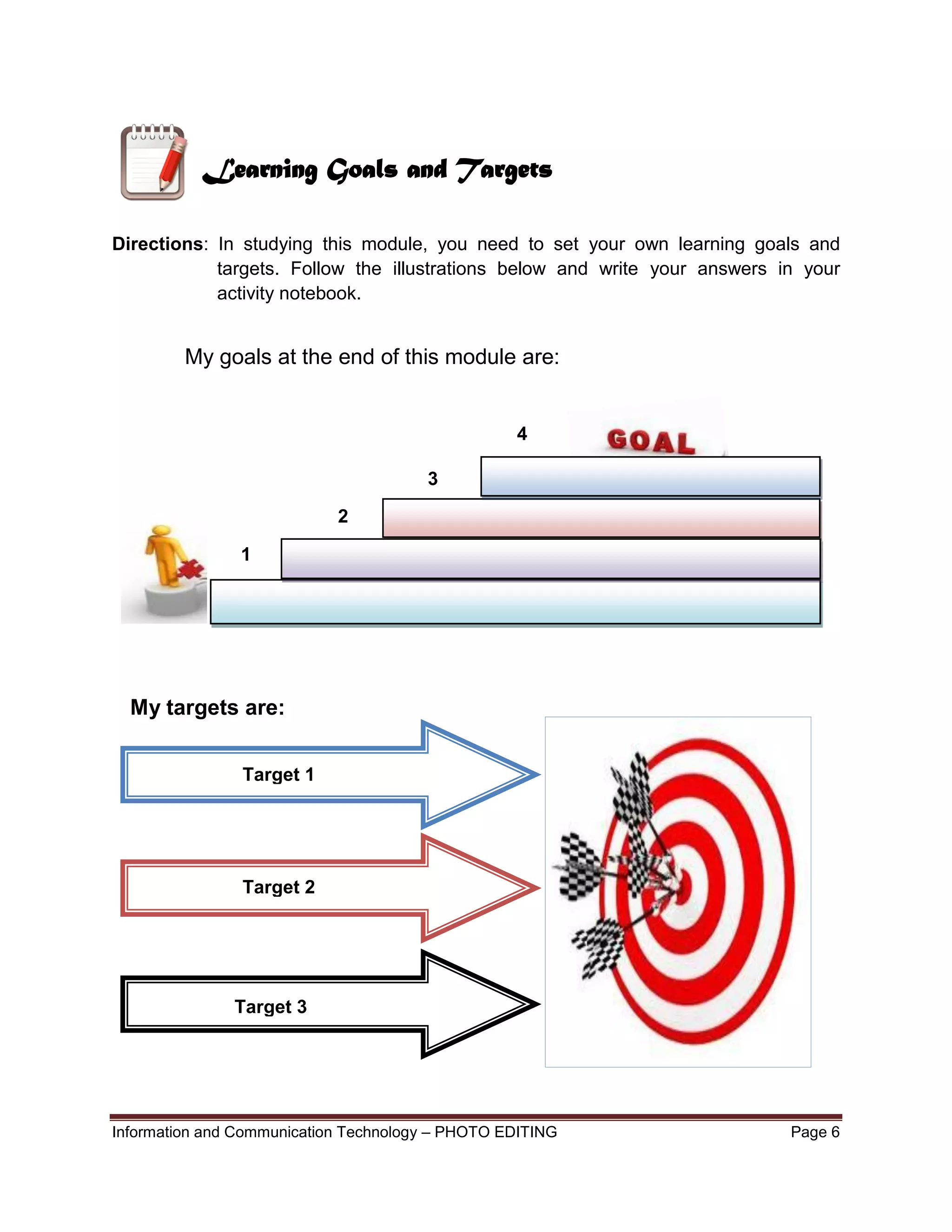 K to 12 Entrep-Based Photo Editing Learning Module | PDF