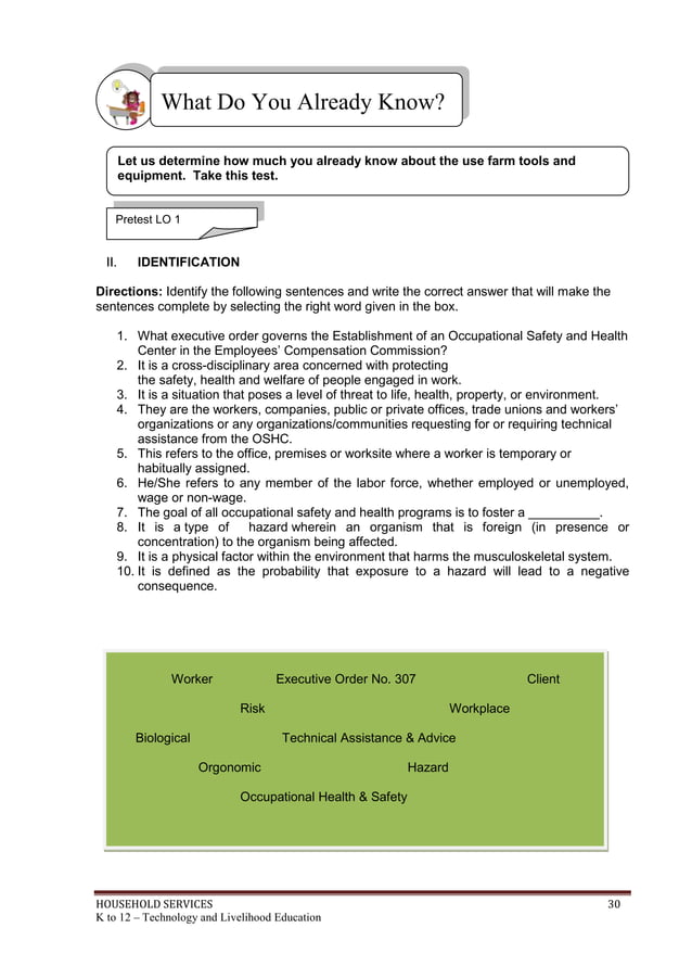 K to 12 household services learning module | PDF | Home Appliances ...
