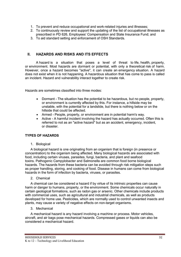 K to 12 household services learning module | PDF | Home Appliances ...