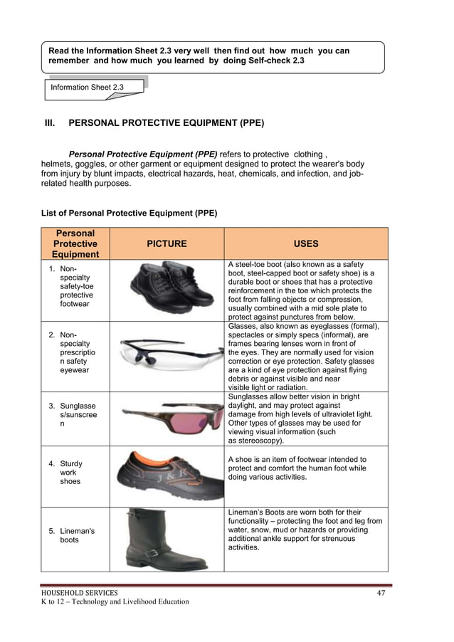 K to 12 household services learning module | PDF