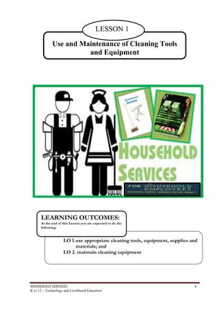 K to 12 household services learning module | PDF