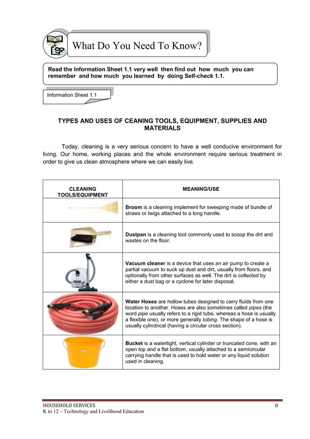 K to 12 household services learning module | PDF | Home Appliances ...